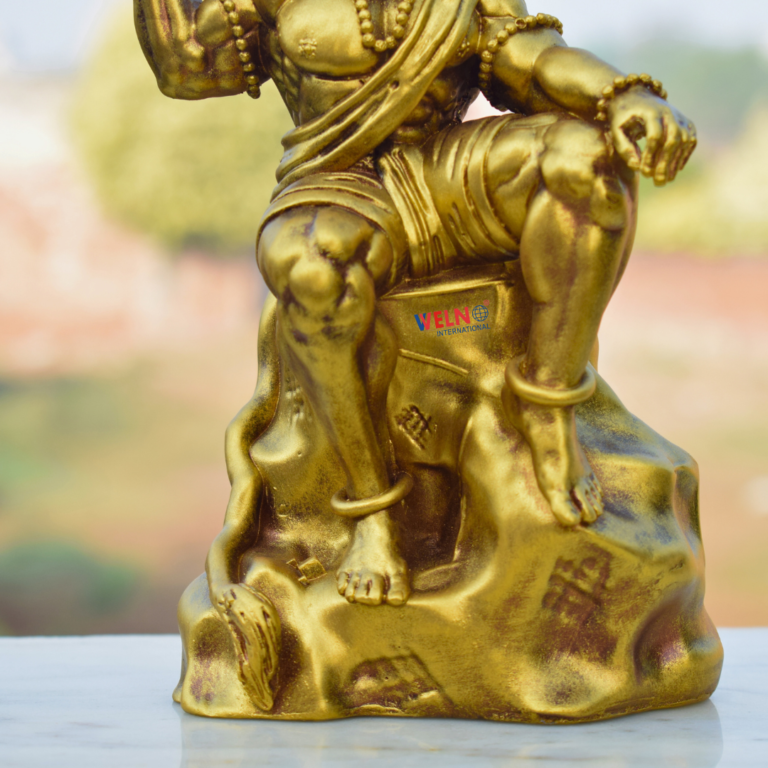 Premium Bahubali Hanuman Sitting on Mountain Idol Car Dashboard, Home ...